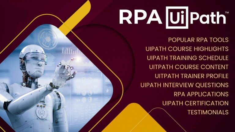 Best RPA UI PATH Course in Hyderabad. with 100./. placements